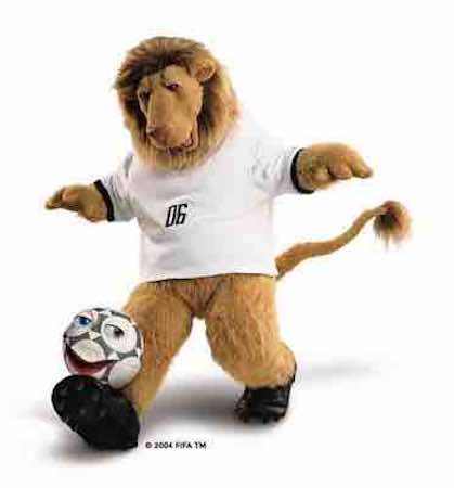 Goleo VI la mascota de Alemania 2006